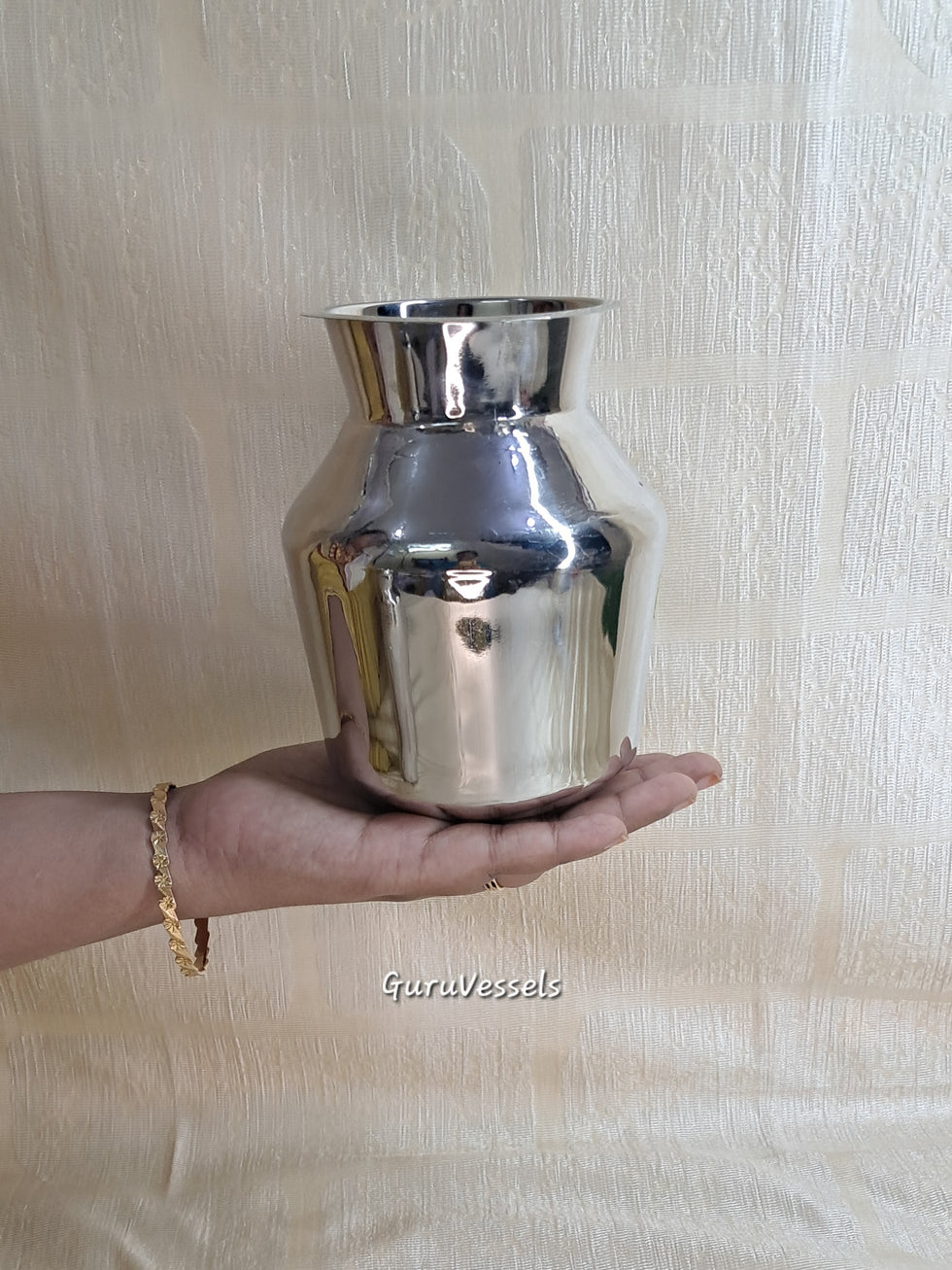 stainless steel thekloor sombu / paal kudam – Guru Vessels